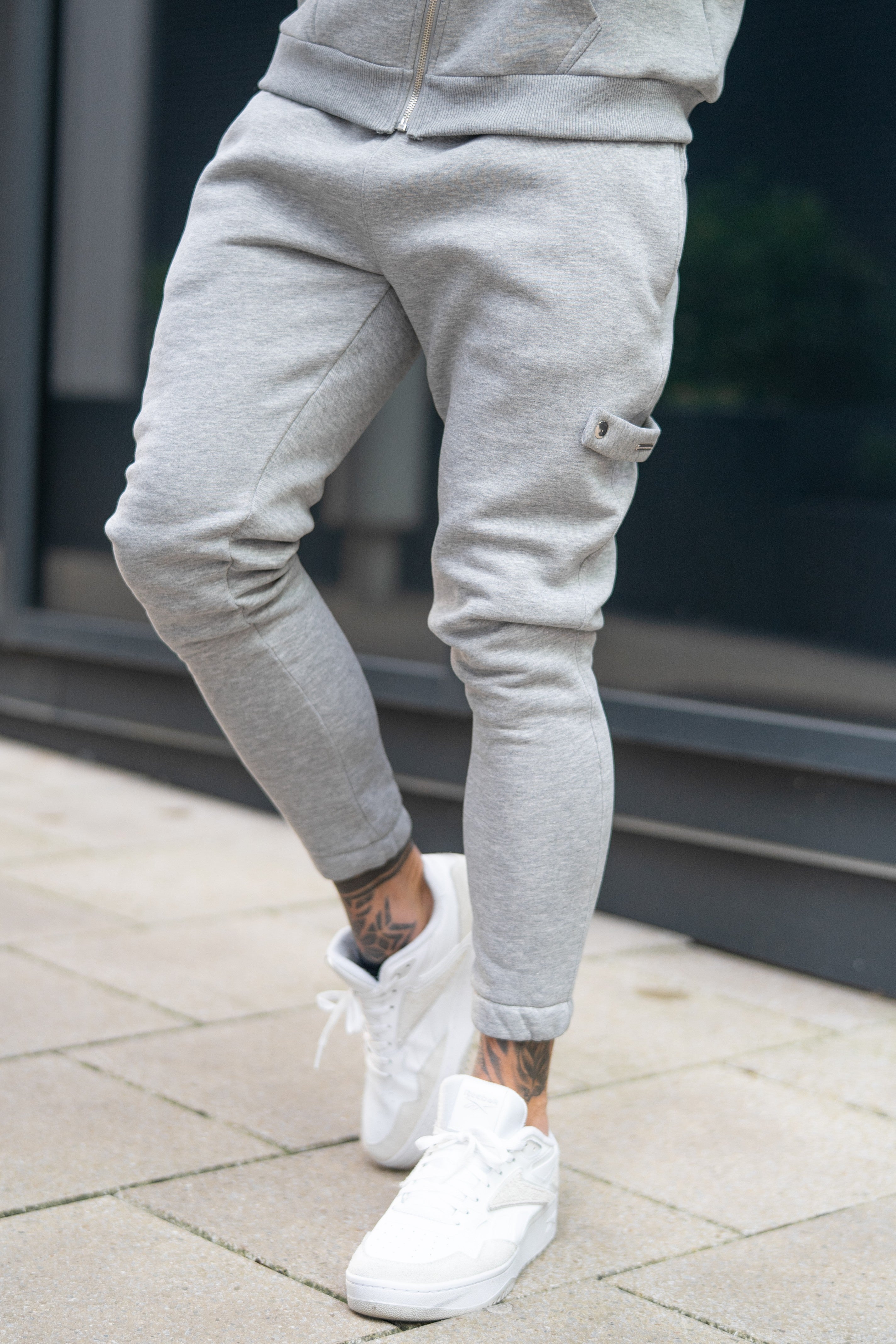 OZELLO JOGGERS - GREY MARL – Northern Garms